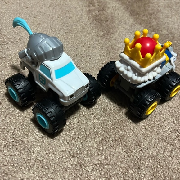 Mattel | Toys | King And Knight Trucks From Blaze And The Monster ...